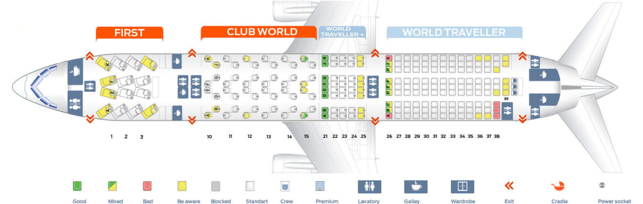British Airways — BA 777 Seat Map (777 200) - Flightradars24.co.uk