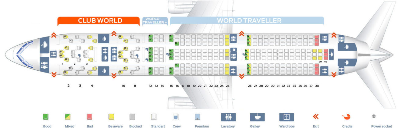 British Airways — BA 777 Seat Map (777 200) - Flightradars24.co.uk
