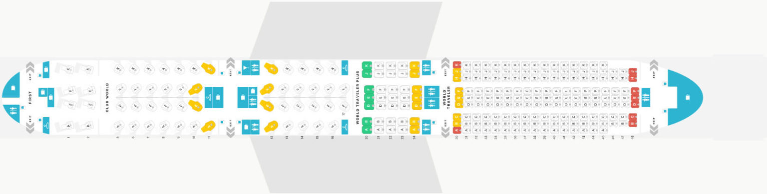 British Airways BA 787 Seat Map: 787-9, 787-10 - Flightradars24.co.uk