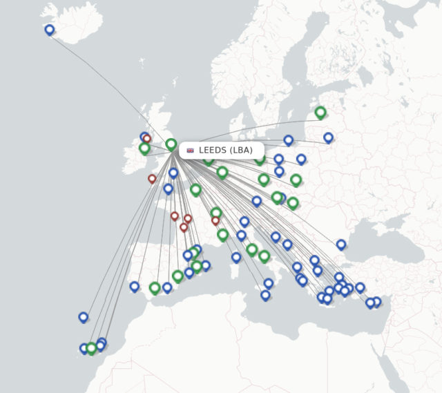 Leeds Bradford Airport - Flightradars24.co.uk