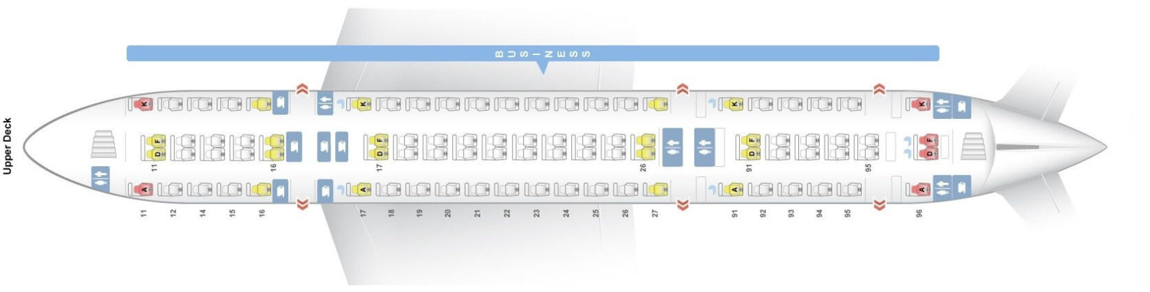 Singapore Airlines A380 Seat Plan - Flightradars24.co.uk
