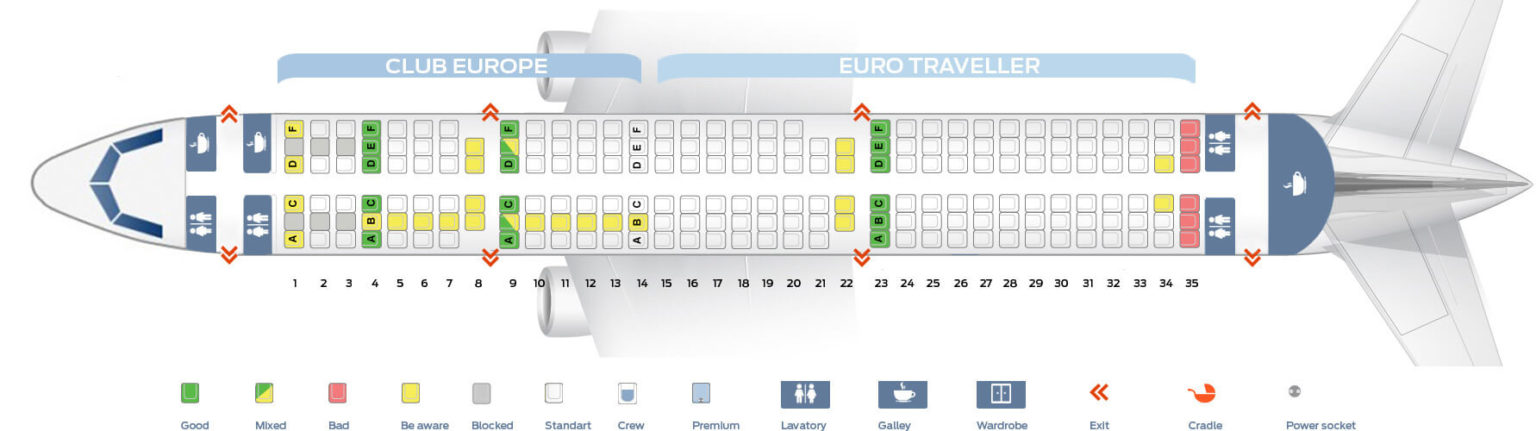 British Airways A321 Seating Plan - Flightradars24.co.uk