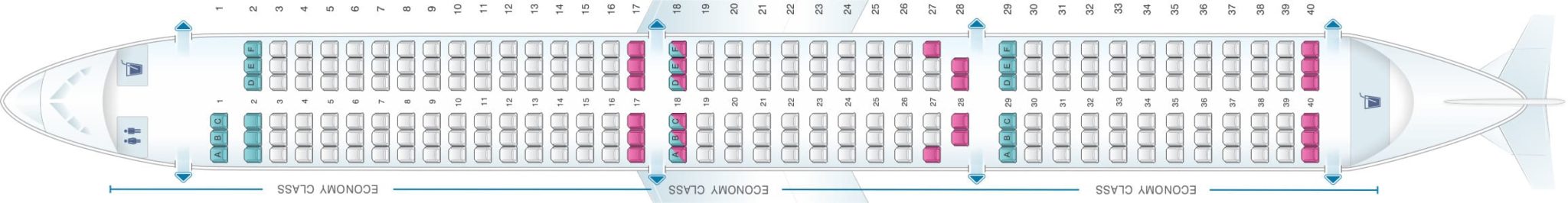EasyJet A321Neo Seating Plan - Flightradars24.co.uk