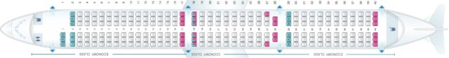 EasyJet A321Neo Seating Plan - Flightradars24.co.uk