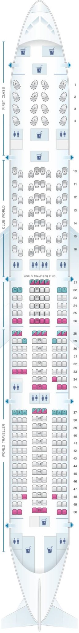 BA 777-300ER Seat Map - Flightradars24.co.uk